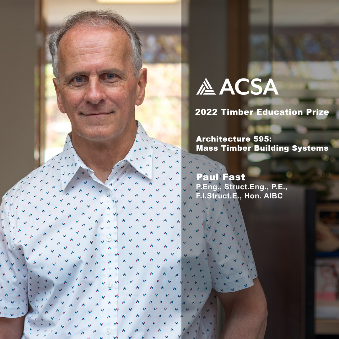 Paul Fast wins 2022 Education Prize - Fast + Epp