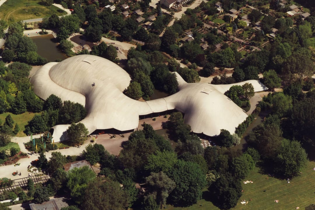 Mannheim Multihalle at the congress of the German Society for Concrete and Construction ...