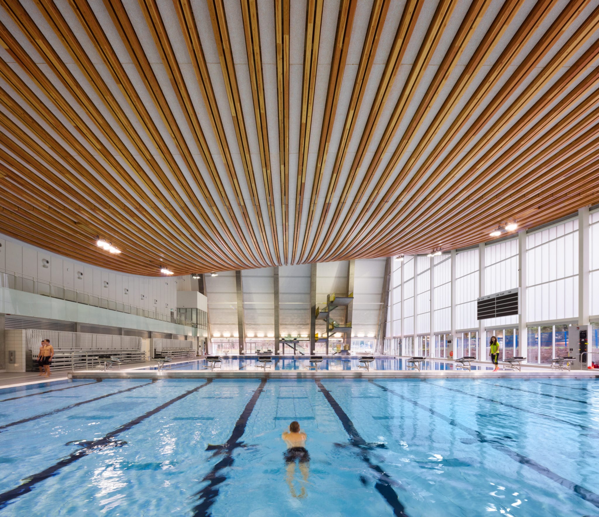 Design of Grandview Heights Aquatic Centre roof detailed in Structural ...