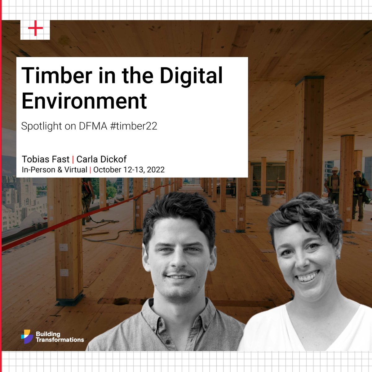 Tobias Fast and Carla Dickof speak at the Timber in the Digital Environment Summit - Fast + Epp