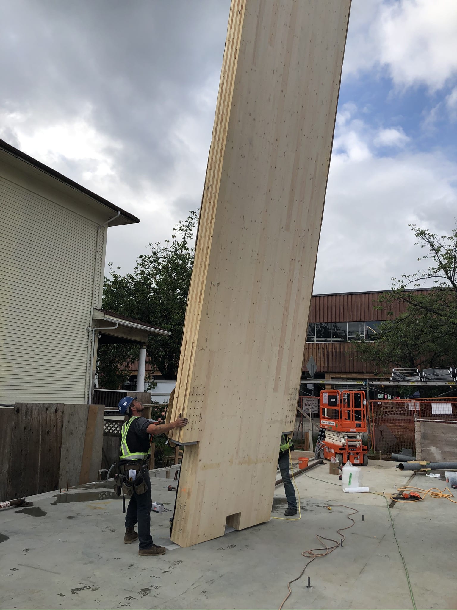 Panels go up at the new Fast + Epp Home Office - Fast + Epp