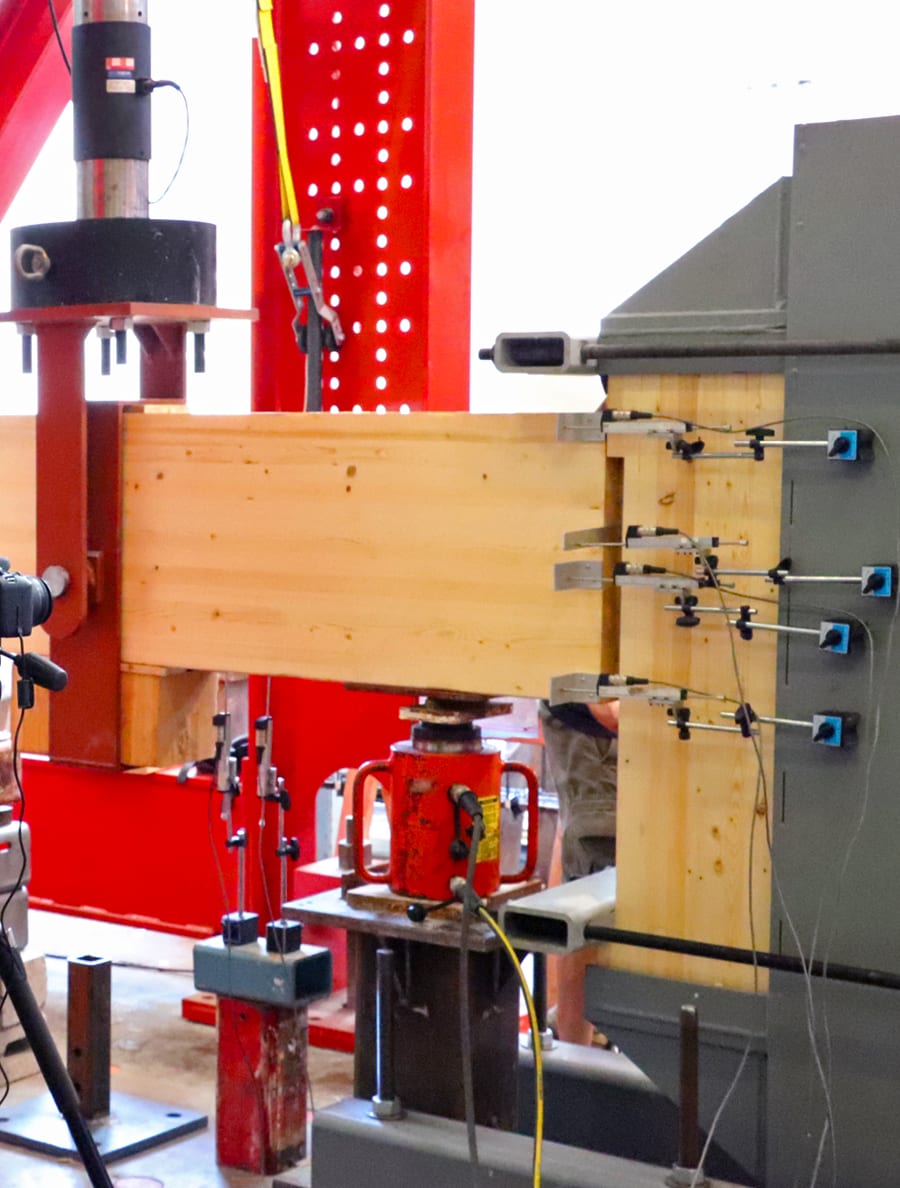 Megant Concealed Beam Hanger Interstorey Drift Testing - Fast + Epp