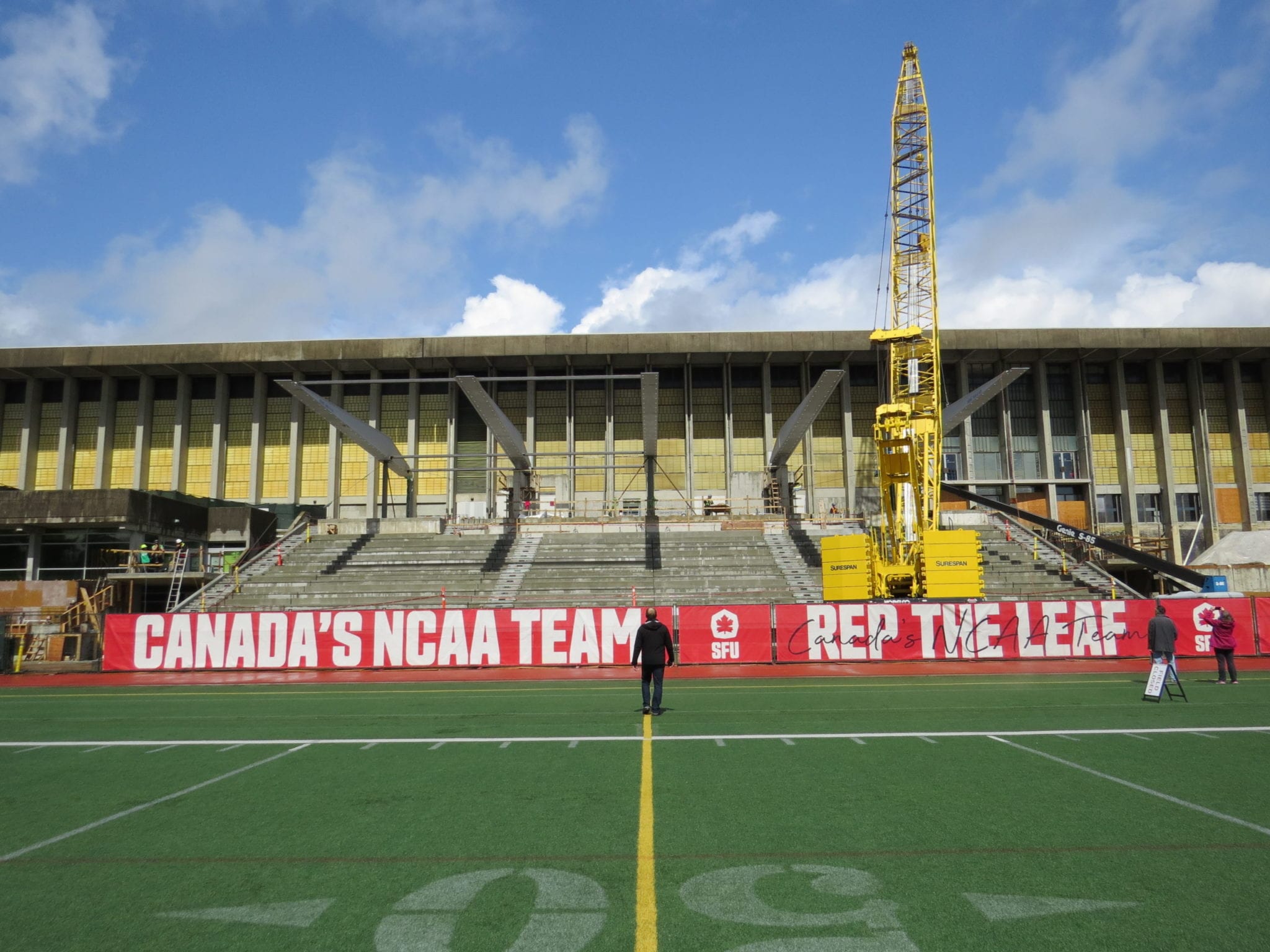 Milestone reached for SFU Terry Fox Field Grandstand - Fast + Epp