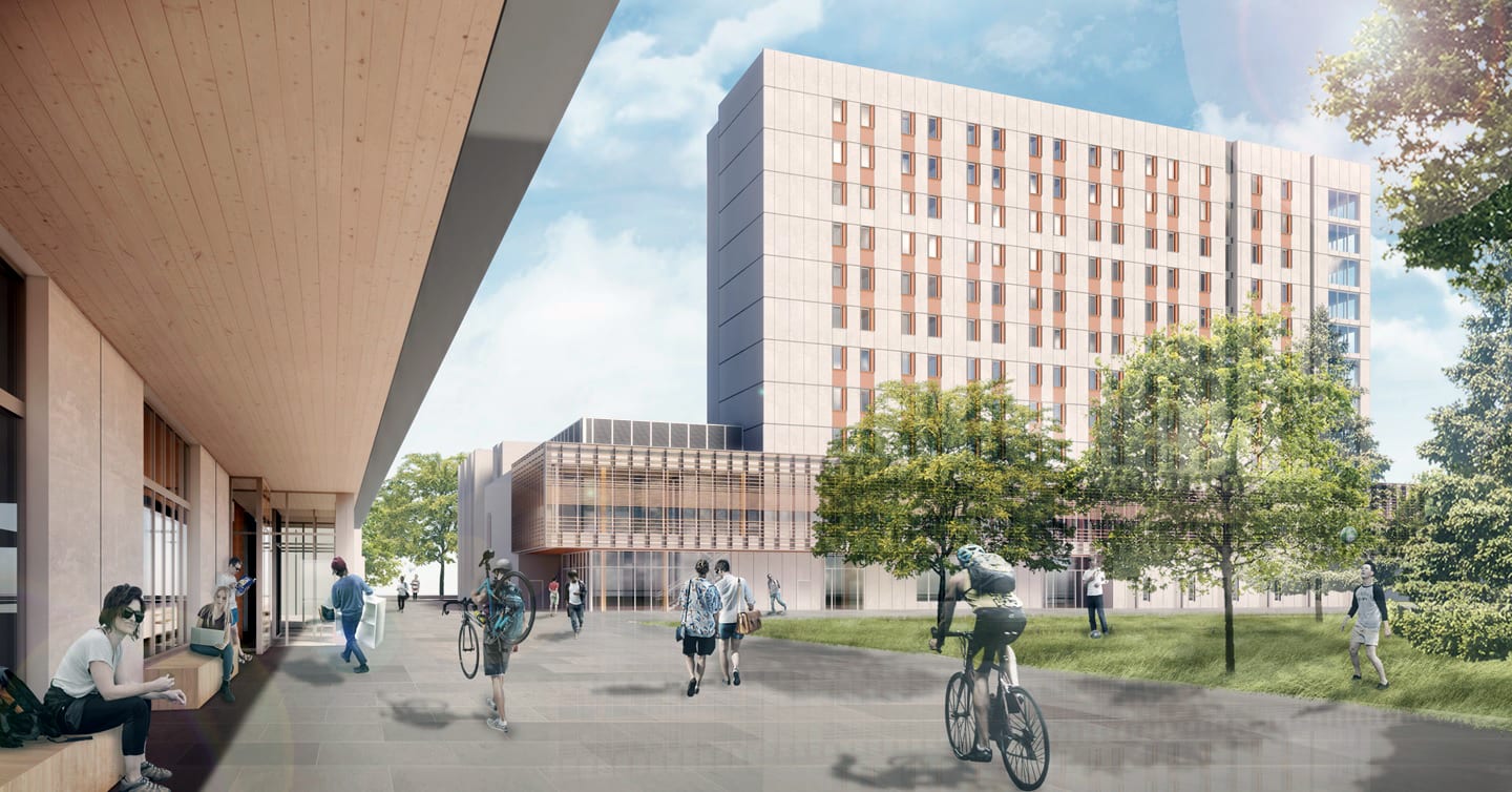 UVic Student Residences Construction Underway - Fast + Epp