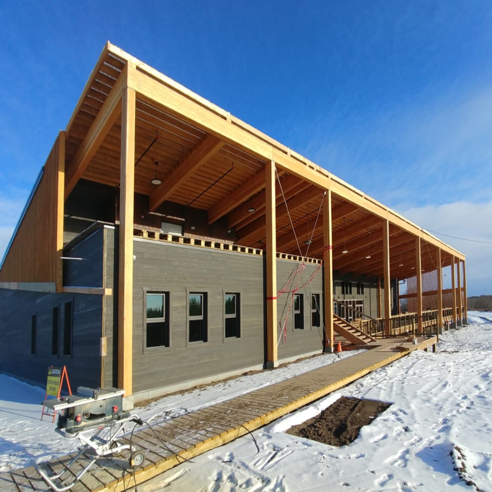 Métis Crossing Culture Gathering Centre Nearing Completion - Fast + Epp